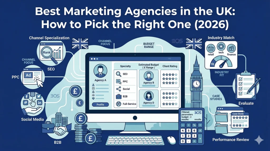 Top Marketing Agencies UK for SEO, PPC & ABM in 2025